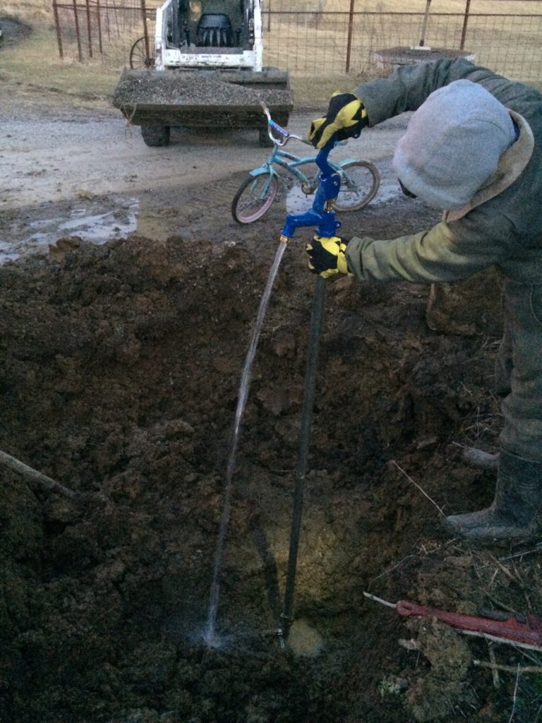 DIY Replacing a Hydrant | Faithful Homestead